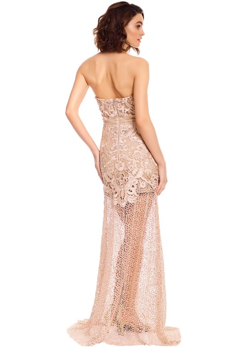 Adele Gown in Blush by Grace & Hart for Rent | GlamCorner