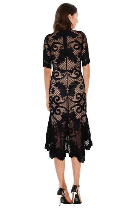 Babylon Lace Dress in Black by Thurley for Hire