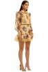 Atomic LS Mini Dress in Butterscotch Garden by Keepsake the Label for Hire